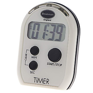 Visual Timer Multi Function with Vibrating Audible and Flashing Alarm - Seniors Countdown Timer Ideal for The Visually and Hearing Impaired