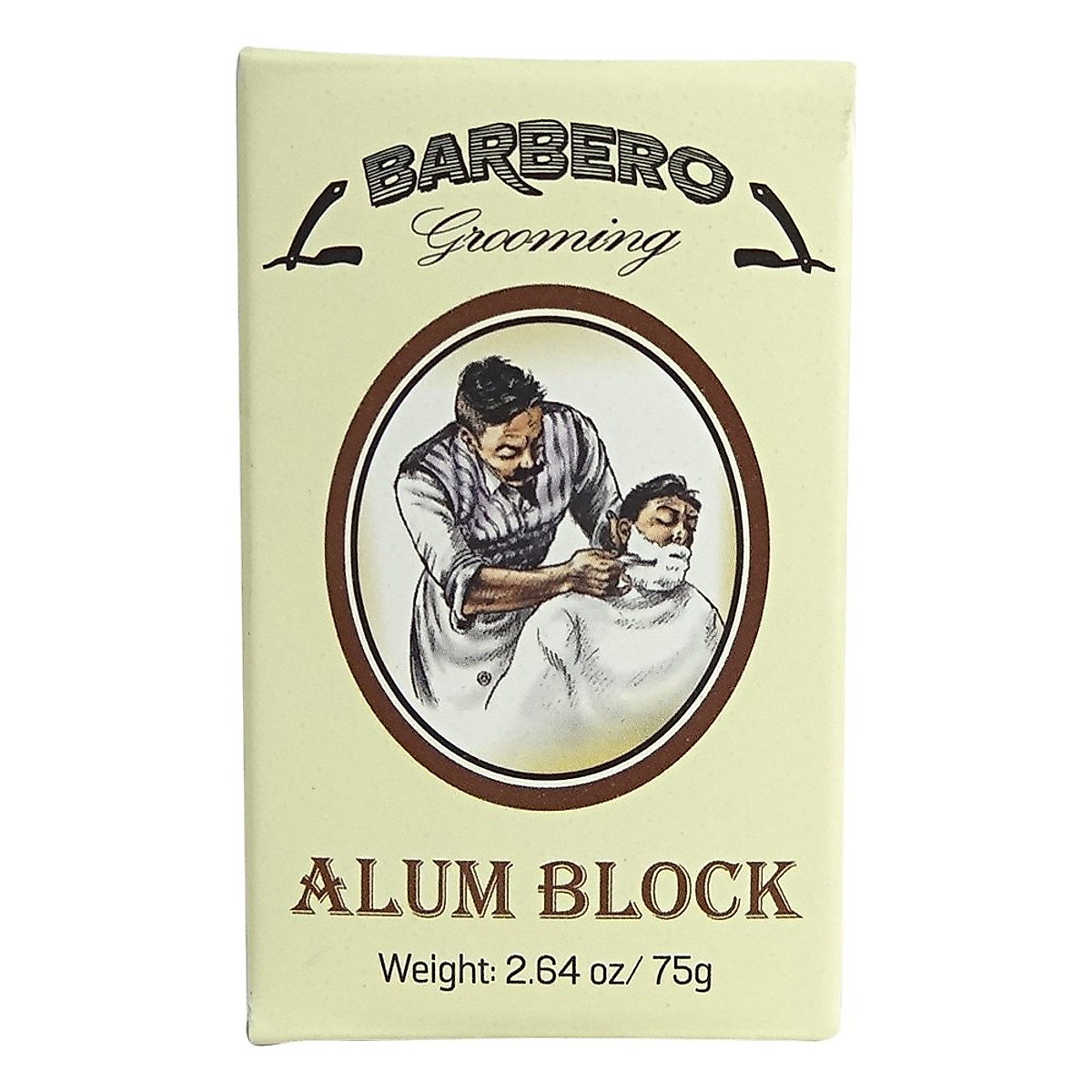 Barbero Alum Block 2.64 oz / 75 g Pack of 2