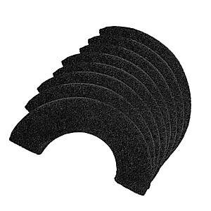 8 Pack Carbon Filters Compatible with Model 4, Activated Charcoal Cat Litter Box Filters Replacement to Absorb Odors Litter Box Deodorizer Controls Moisture and Keep Home Fresh