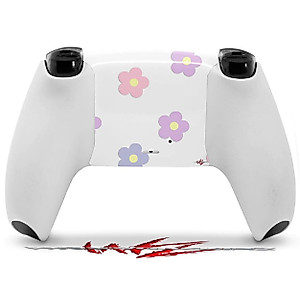 WraptorSkinz Skin Wrap compatible with Sony PS5 DualSense Controller Pastel Flowers (CONTROLLER NOT INCLUDED)