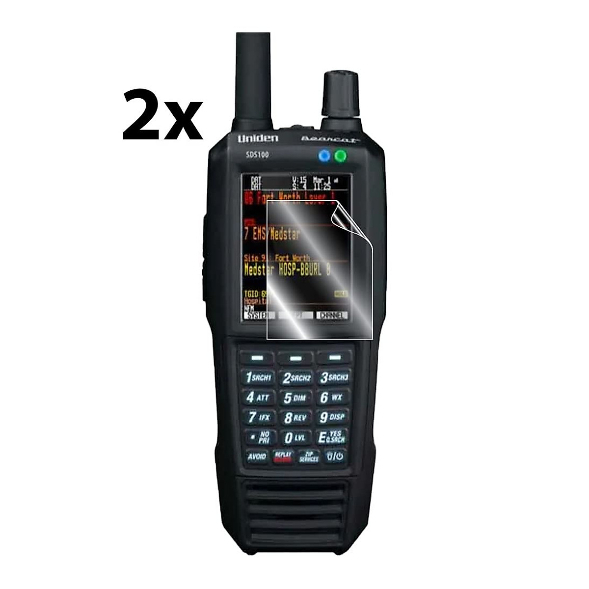 IPG For Uniden SDS100 Digital Handheld Police Scanner (2 Units) Screen Protector Hydrogel Invisible Ultra HD Clear Film Anti Scratch Skin Guard - Smooth/Self-Healing/Bubble -Free for SDS100