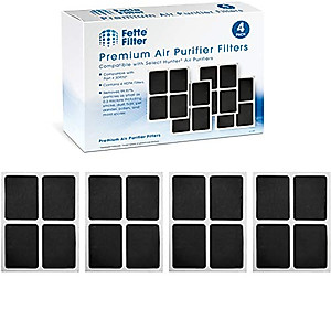 Fette Filter - Replacement HEPAtech Filters Compatible with Hunter 30920 30050 30055 30065 37065 30075 30080 30177 30070 30905 30054 30062 30832 30868 30882 30883 37055 30071- Pack of 4