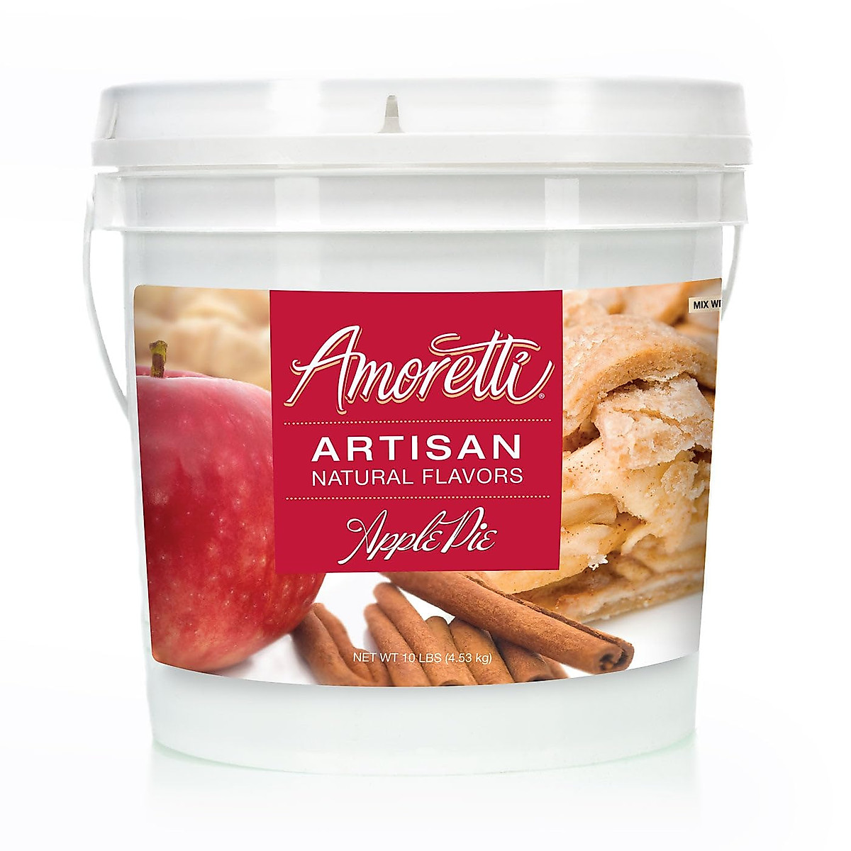 Amoretti - Natural Apple Pie Artisan Flavor Paste 8 oz - Perfect For Pastry, Savory, Brewing, and more, Preservative Free, Gluten Free, Kosher Pareve, No Artificial Sweeteners, Highly Concentrated