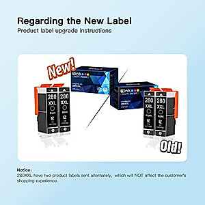 E-Z Ink (TM) Compatible Ink Cartridge Replacement for Canon PGI-280XXL PGI 280 XXL Compatible with PIXMA TR7520 TR8520 TS6120 TS6220 TS8120 TS8220 TS9120 TS9520 TS9521C Printer (2 PGBK)