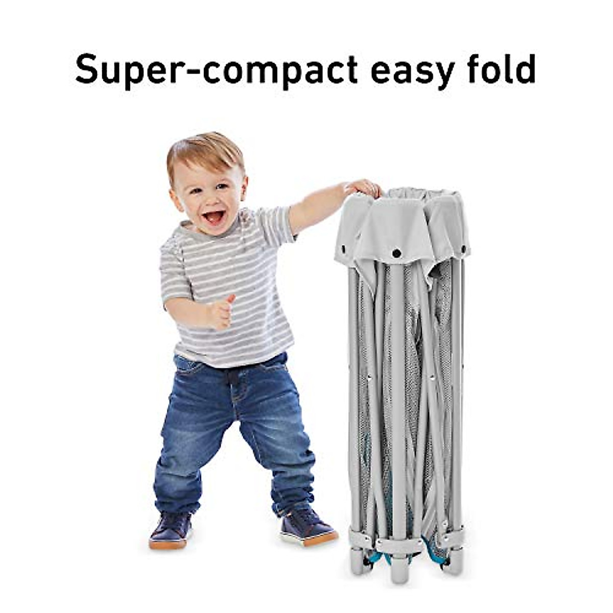 Graco Pack 'n Play LiteTraveler LX Playard Outdoor and Indoor Playspace with Compact Fold UV Canopy, Canyon