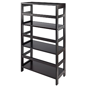 Winsome Wood Leo model name Shelving, Small, Espresso