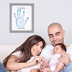 Pearhead DIY Handprint Frame and Paint Kit, Family Craft Night Ideas, DIY Gifts