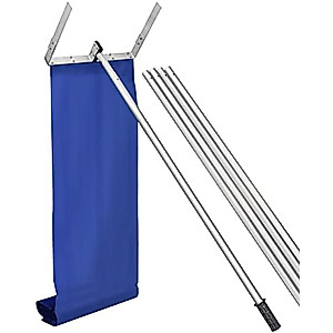 20 Feet Aluminum Snow Rake, with 17' Snow Slide, 5 Extension Tubes & Anti-Skid Handle, Telescoping Snow Removal Tool for Removing Snow, Leaves, Debris…