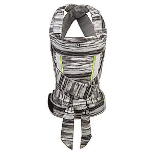 Contours Baby Carrier Newborn to Toddler |Cocoon 5 Position Convertible Easy-to-Use Baby Wrap Carrier with Pockets for Men and Women, Newborn, Face in, Face Out, Back & Hip (8-33 lbs) - Lunar Gray