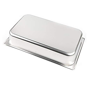 DYRABREST 6Pcs 4" Deep Steam Table Pans Full Size 20" x 12" x 4" Stainless Steel Steam Table Chafing Pans Anti-Jam Steam Table Pan Hotel Buffet Food Pans for Hotels,Restaurant