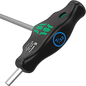 Wera - 5023451001 454/10 HF Set Imperial 1 Screwdriver Set T-Handle Screwdrivers Hex-Plus with Holding Function, Imperial, 10 Pieces