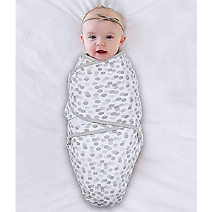 The Peanutshell Baby Swaddle Blankets for Boys or Girls, Grey Safari Animals & Stars, 3 Pack Wrap Set (Small/Medium)