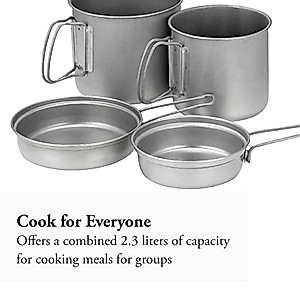 Snow Peak Trek Combo 4 Piece Cook Set