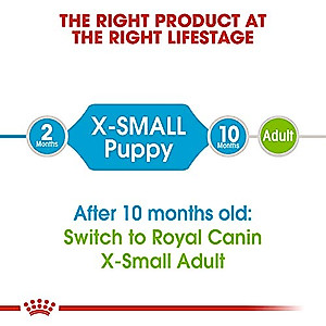 Royal Canin X-Small Puppy Dry Dog Food, 3 lb bag