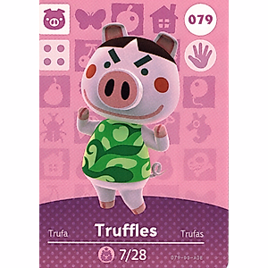 Animal Crossing Happy Home Designer Amiibo Card Truffles 079/100