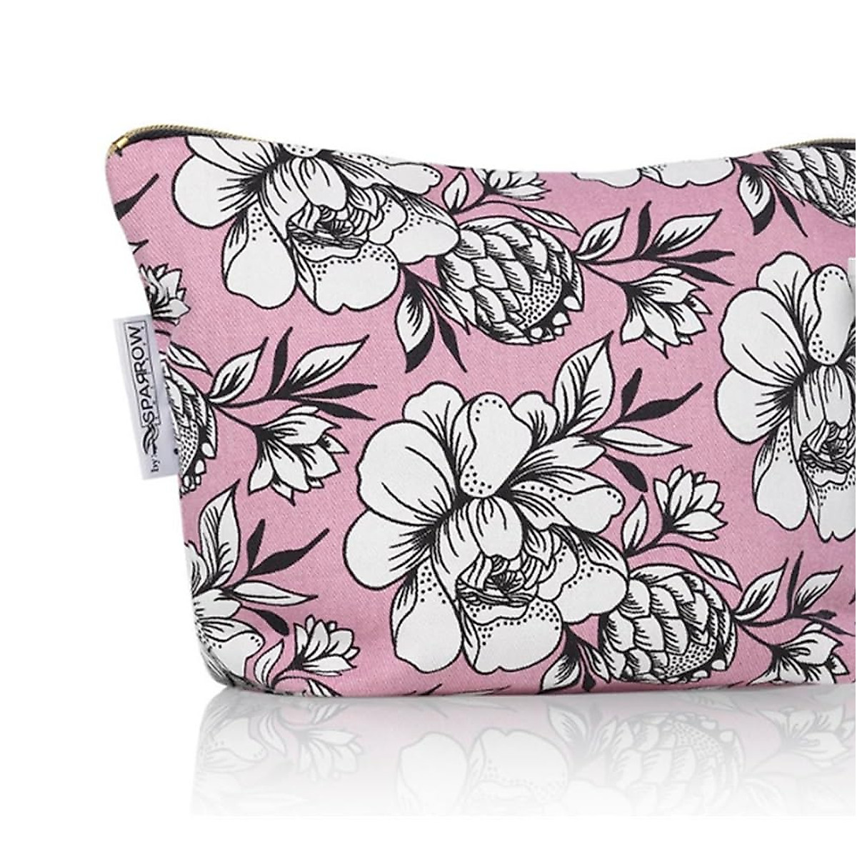 Estee Lauder Cosmetics Makeup Travel Bag (Beauty of Illusion Collection ≈ Hot Pink and Red)