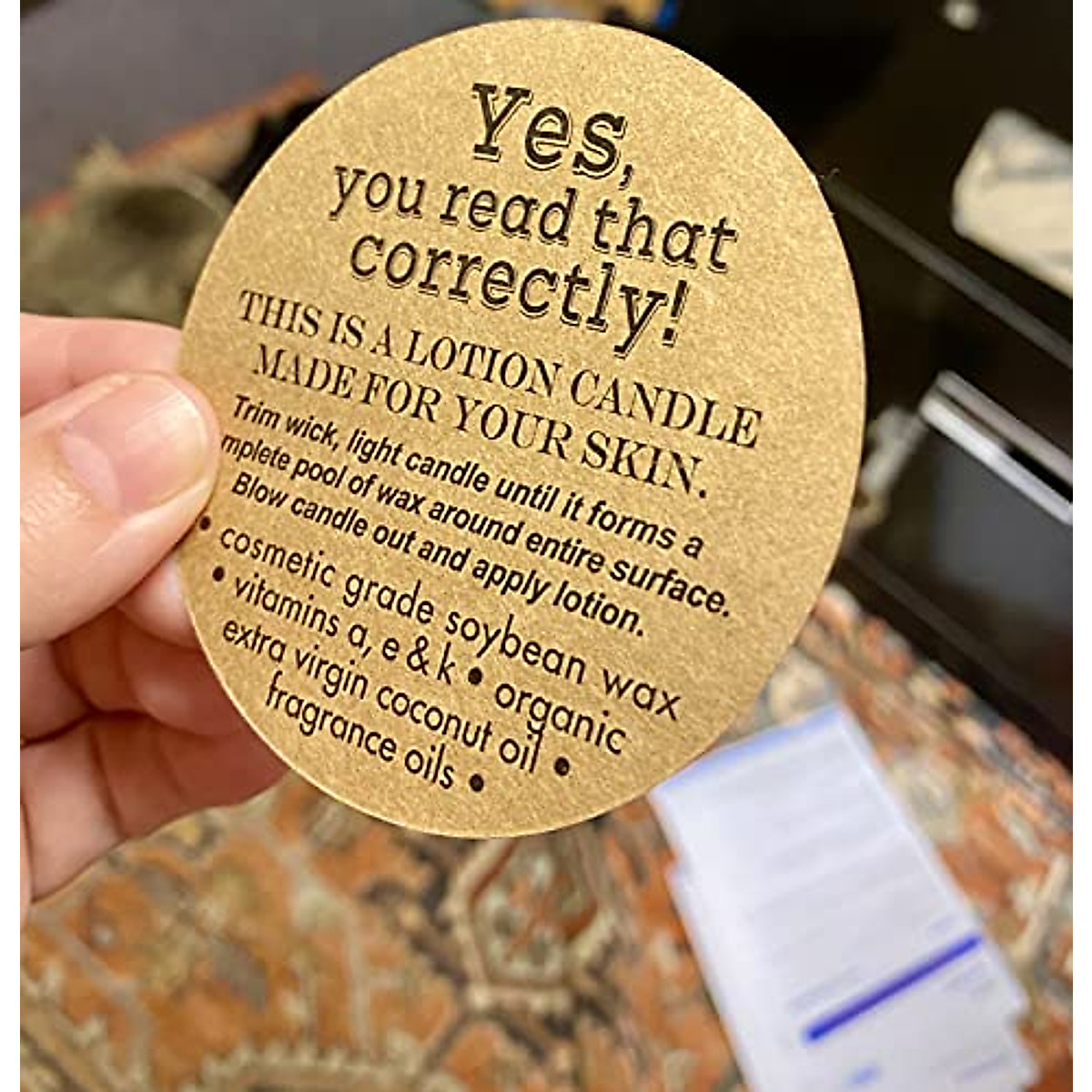 Creative Energy Candle - 2-in-1 Soy Lotion Candle (Citrus Basil & Wild Mint)