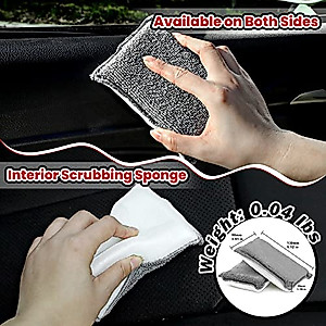 ALL4DETAIL 31Pcs Car Detailing Brush Set, Car Cleaning Kit, Interior Car Detailing Kit(Detailing Brushes,Drill Brush,Tire Brush,Polishing Pads,Wash Mitt,Clay Bar,Scrubbing Sponge,Coating Applicator)