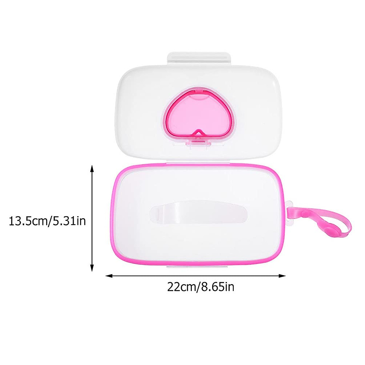 Wet Tissue Box Cover 2pcs Baby Wipes Dispenser Travel Wipes Case Outdoor Infant Holder Practical Baby Wipes Storage Box Wet Tissue Box for Travel Home Office Cars Wipes Dispenser