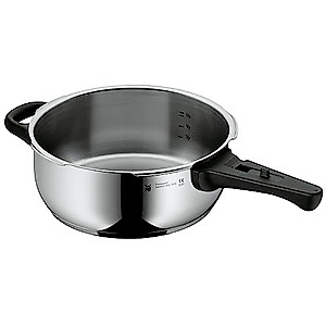 WMF Perfect Pressure Cooker Base Induction 3 Litres Pressure Cooker without Lid Polished Cromargan Stainless Steel
