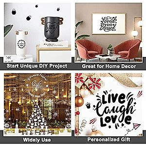 12" x 13FT Black Adhesive Vinyl - Glossy Black Permanent Vinyl with Weeder, Adhesive Vinyl Roll for Cricut & Other Cutters, PET Backing Never Residue Easier Weed Waterproof Vinyl Home Decor Car Decal