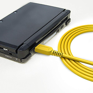 [2 Pack] 5FT USB Charger Charging Cable for 3DS Compatible with Nintendo New 3DS XL/New 3DS/ 3DS XL/ 3DS/ New 2DS XL/New 2DS/ 2DS XL/ 2DS/ DSi/DSi XL Bule/Red/Yellow