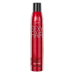 SexyHair Big Root Pump Volumizing Spray Mousse, 10 Oz | Volume with Medium Hold | Up to 72 Hour Humidity Resistance