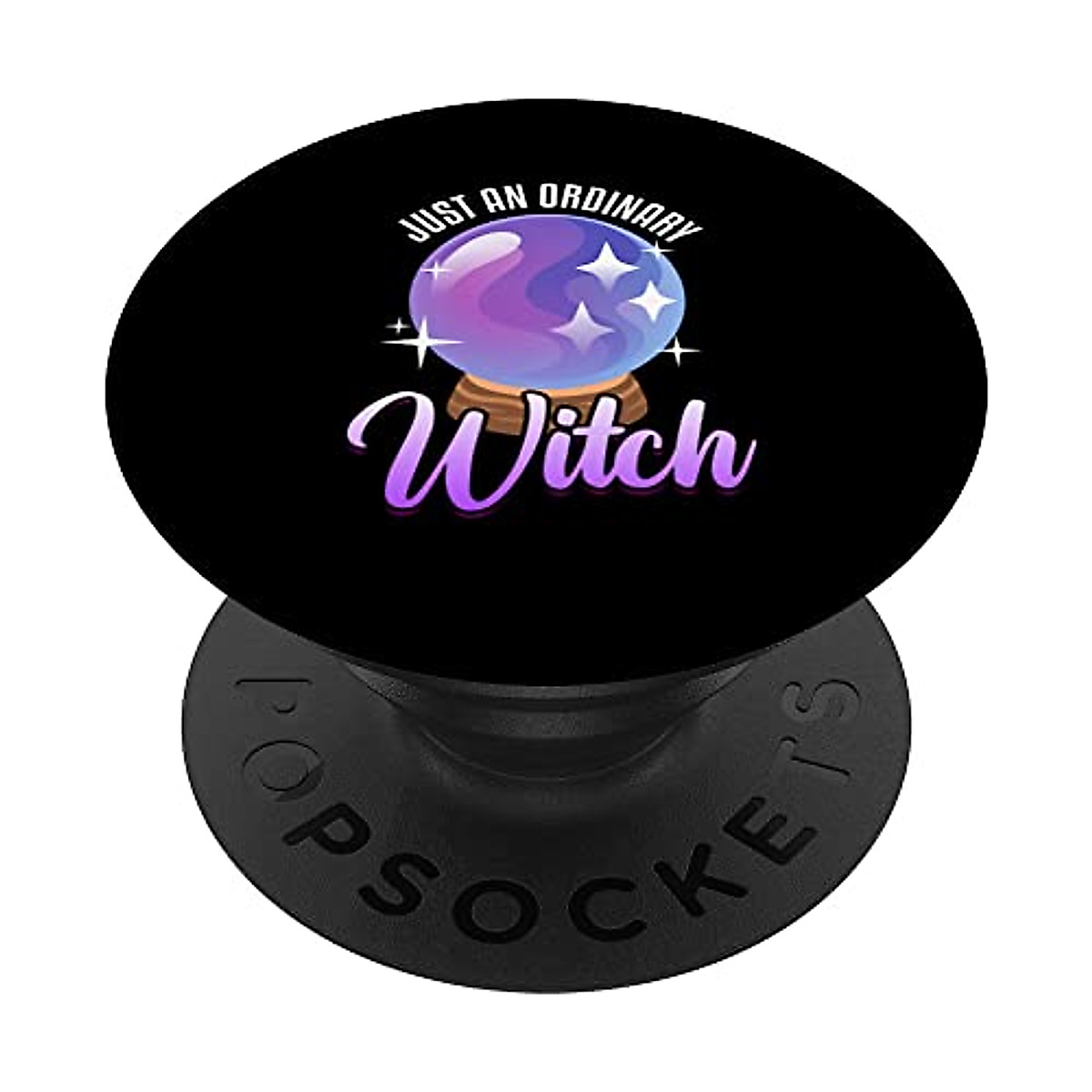 Just An Ordinary Witch Glass Device Crystal Ball PopSockets Swappable PopGrip