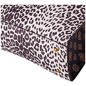 GUESS Zira High Society Satchel, Leopard Multi