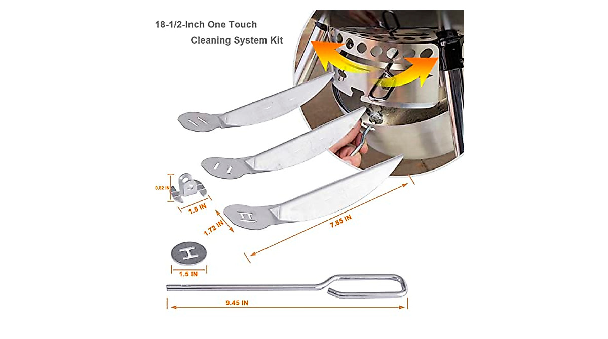 18-1/2-Inch Grills One-Touch Cleaning System Kit