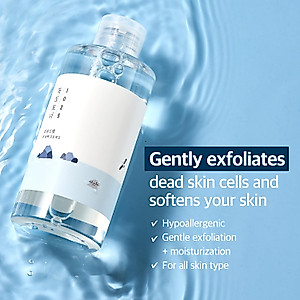 ROUND LAB 1025 Dokdo Toner 6.76 Fl Oz, Oil Control and Reduces Excess Sebum, Gentle Exfoliating Facial Toner, Deep Sea Water for Moisturization, Soft Finish Without Stickiness, Korean Skin Care