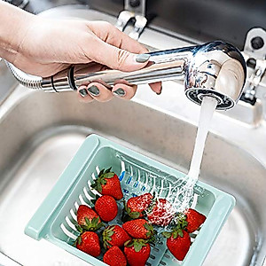 4PCS Fridge Drawer Organizer, Retractable Pull-Out Fridge Shelf Holder Storage Box Home Kitchen Space Saver Under Shelf Fridge Organizer Box for Fridge Shelf Under 0.5"