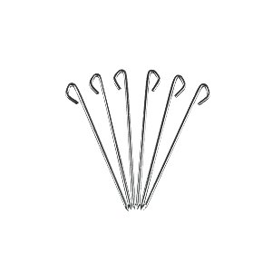 KELTY Basecamp Stake Steel (6 Pack)