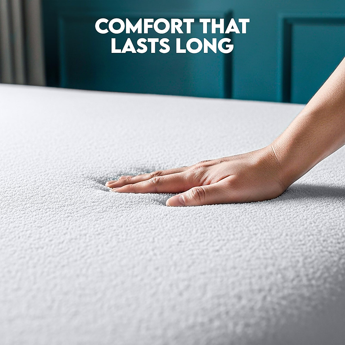 Utopia Bedding Waterproof Bamboo Mattress Protector (Queen) – Stretches up to 17 Inches Deep – 5 Sided Mattress Cover – Soft & Breathable Fitted Style