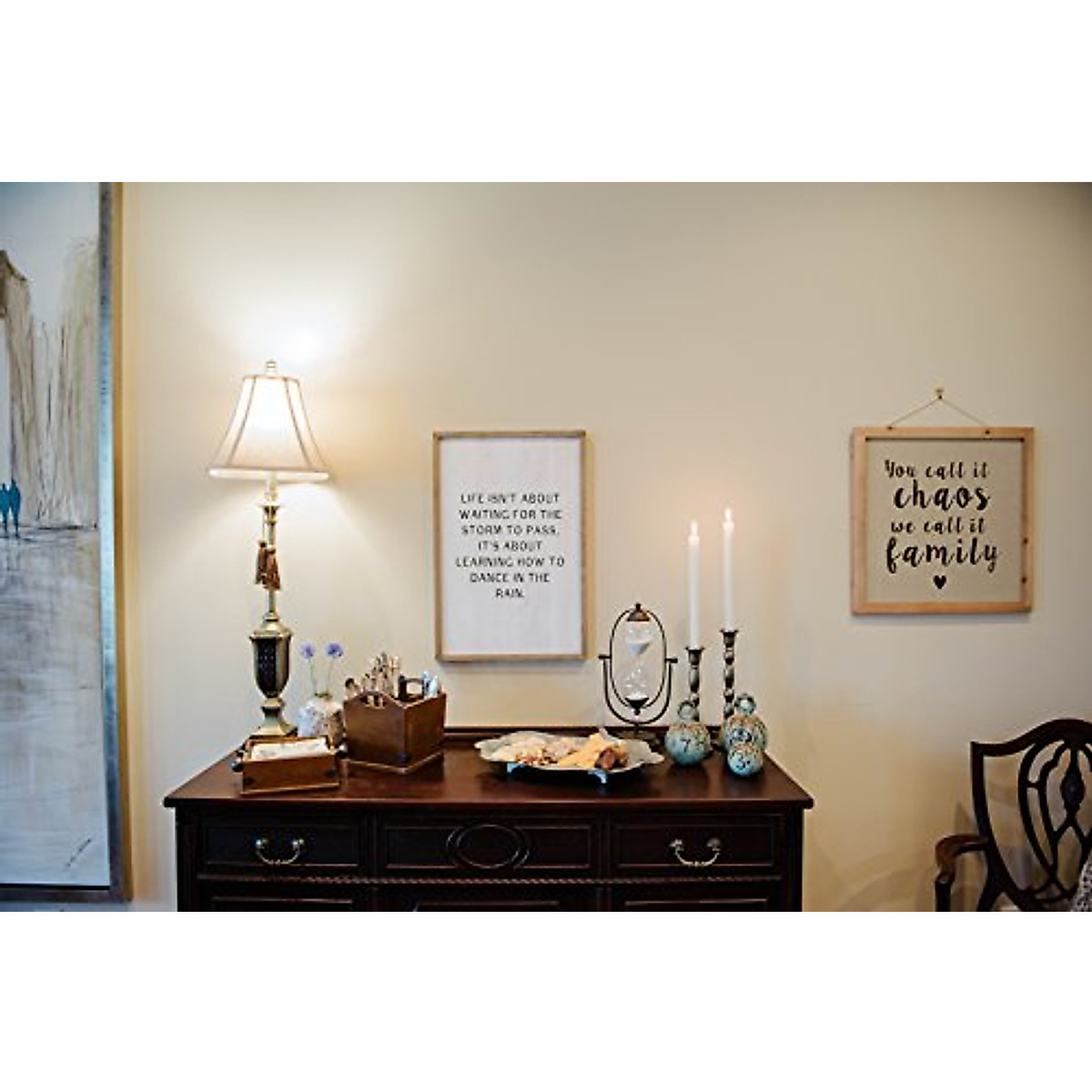 Creative Co-Op Decorative Tin Metal Tray with Distressed Finish, 17.75" L x 10.5" W x 1.5" H, Grey