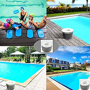 ONWISE Pool Skimmer Socks, 48 Pack Pool Filter Socks Skimmer Bags - Perfect Savers for Filters, Baskets and Skimmers Cleans Debris for In-Ground and Above Ground Pools (48 Pack)