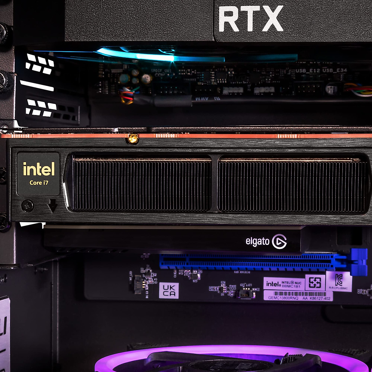 CLX HATHOR Dual Gaming/Streaming PC - PC1: Intel Core i9 13900KF 3.0GHz, GeForce RTX 4090, 1TB SSD, 6TB HD, 64GB DDR5 RGB Memory, PC2: Intel NUC 12 i7 Compute Element