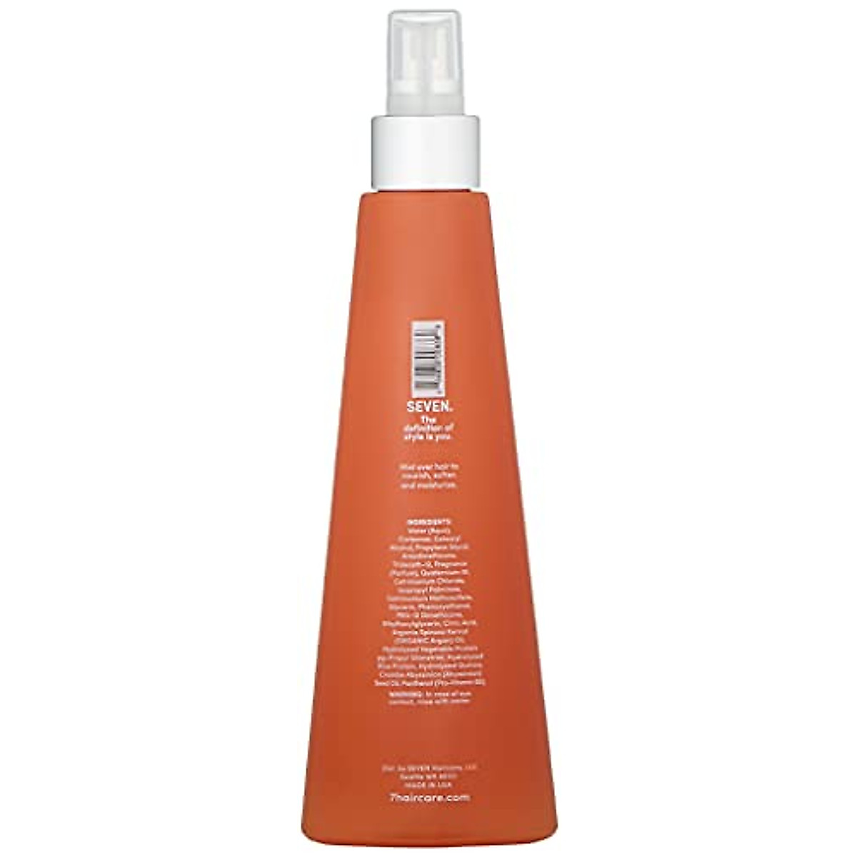 SEVEN GAZAR Hair Care Leave In Conditioner Detangler Spray, Hairspray for Women, Thin Dry Damaged, Curl-Defining, Wavy Curly Hair, Anti Frizz Detangling Spray, 8oz