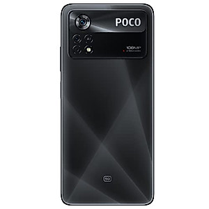 Xiaomi Poco X4 PRO 5G + 4G Volte Global Unlocked 256GB + 8GB GSM 6.6in 108 mp Triple Camera (Not Verizon/Boost/Cricket/At&T/Metro/CDMA) + Fast Car 51W Charger Bundle (Laser Black)