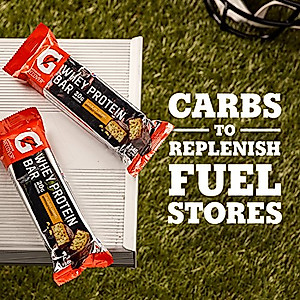 Gatorade Whey Protein Bars, Chocolate Caramel,12 Count (Pack of 1)