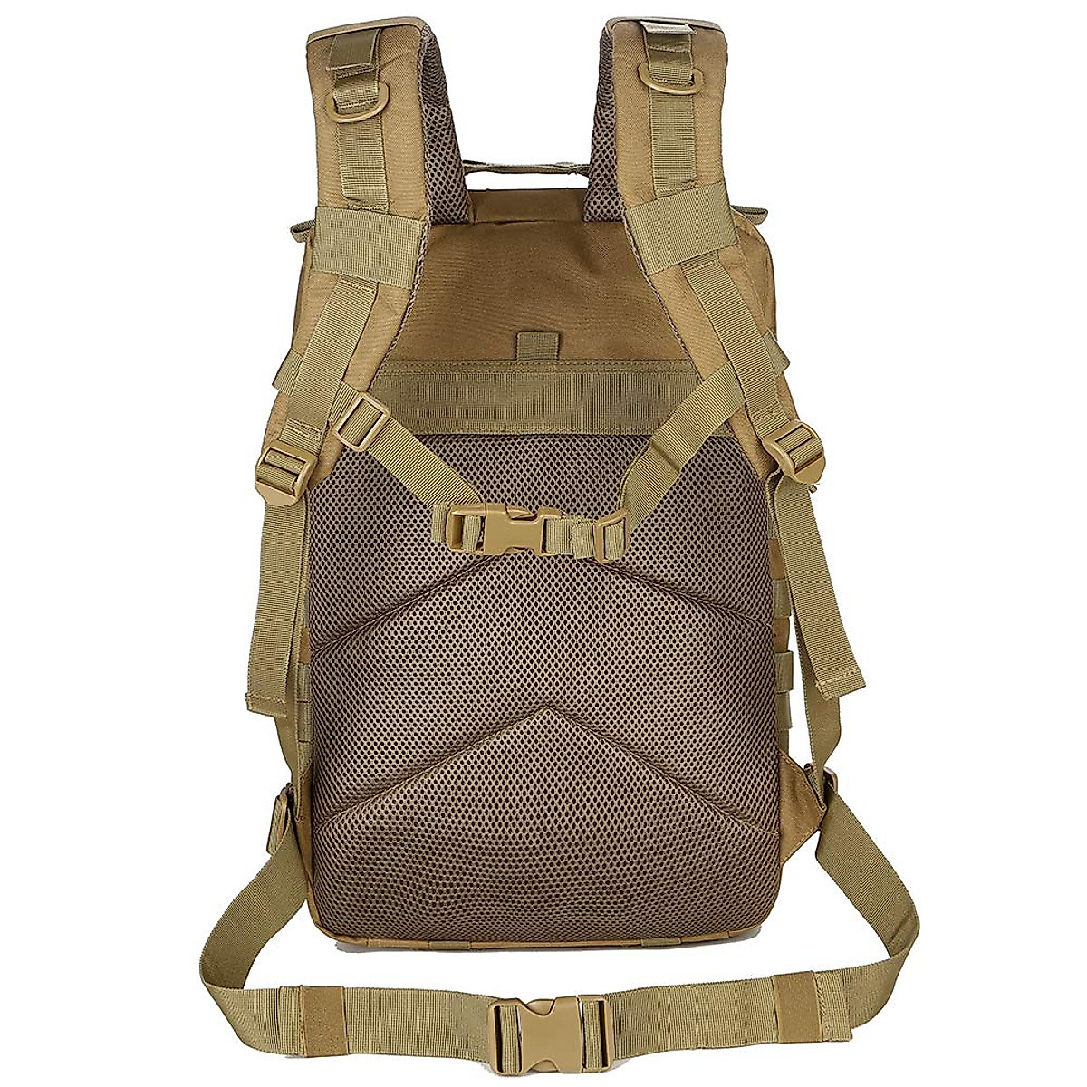 QT&QY 45L Military Tactical Backpacks Molle Army Assault Pack 3 Day Bug Out Bag Hiking Treeking Rucksack