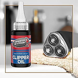 SYPRIN Original Premium Clipper Oil for Hair Trimmers, Hair Clippers, Electric Saving Machines, Hairdressing & Beard Trimmer-Oil for Extreme Protection Made in Germany