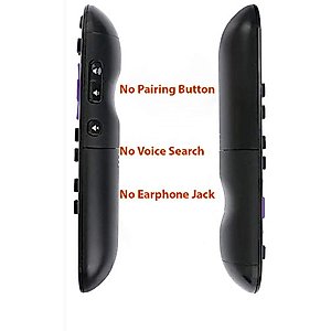 Universal Remote Control Compatible with All Hisense-Roku TV & Sharp-Roku TV Remote, No Setup Required