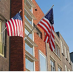 Flag Pole Holder for Outside House, Flag Holder, Flag Holders for Outside, Heavy Duty Flag Pole Mounting Bracket, Flag Bracket, Aluminum Rust Free Coated, Stainless Hardware 1" Diameter