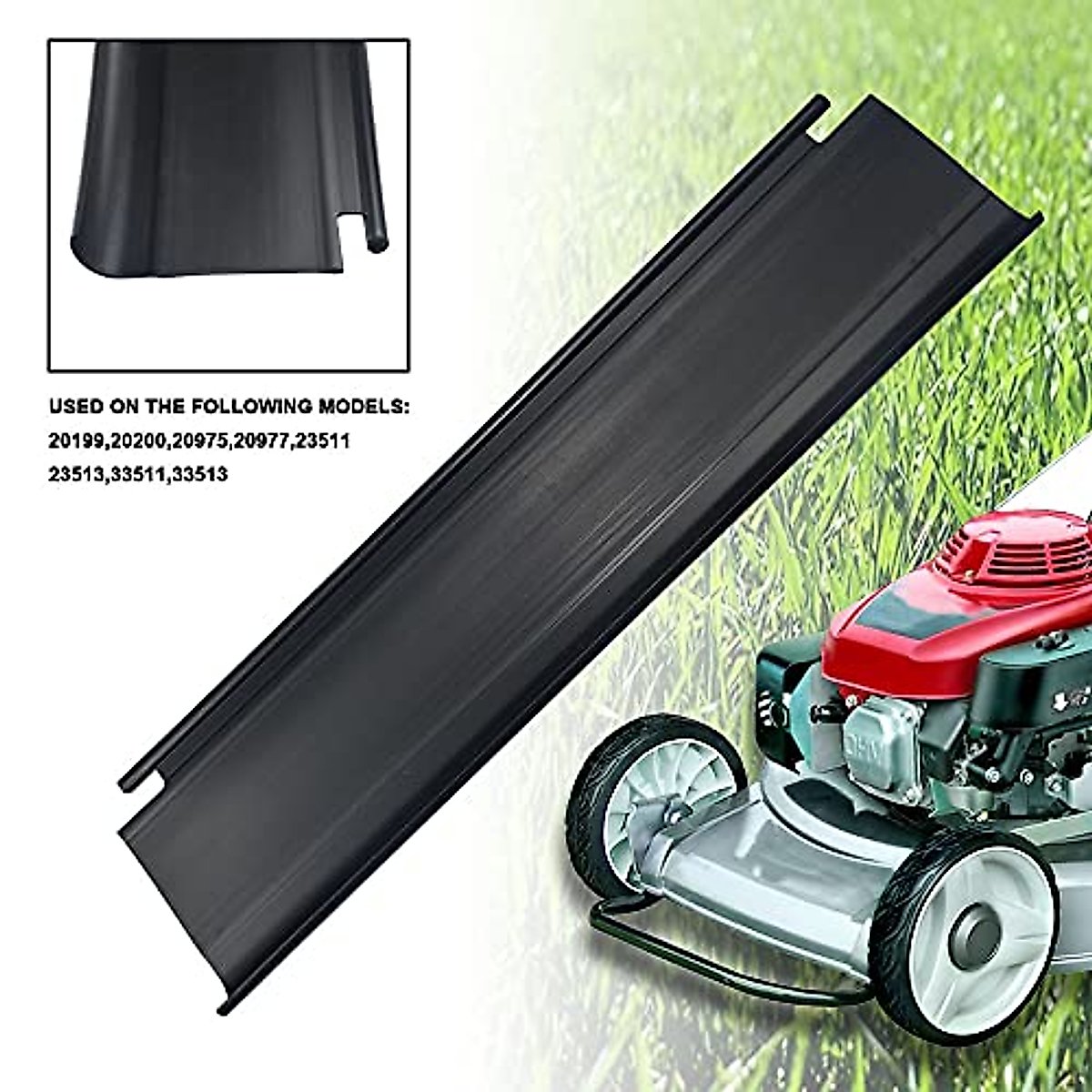 120-6241 Trailing Shield Flap Compatible with Toro 30" Timemaster Lawn Mower（1-Pack）