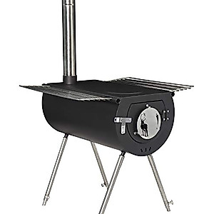 US Stove CCS14 Caribou Backpacker Portable Camp Stove - 14 Inch, Black, Small