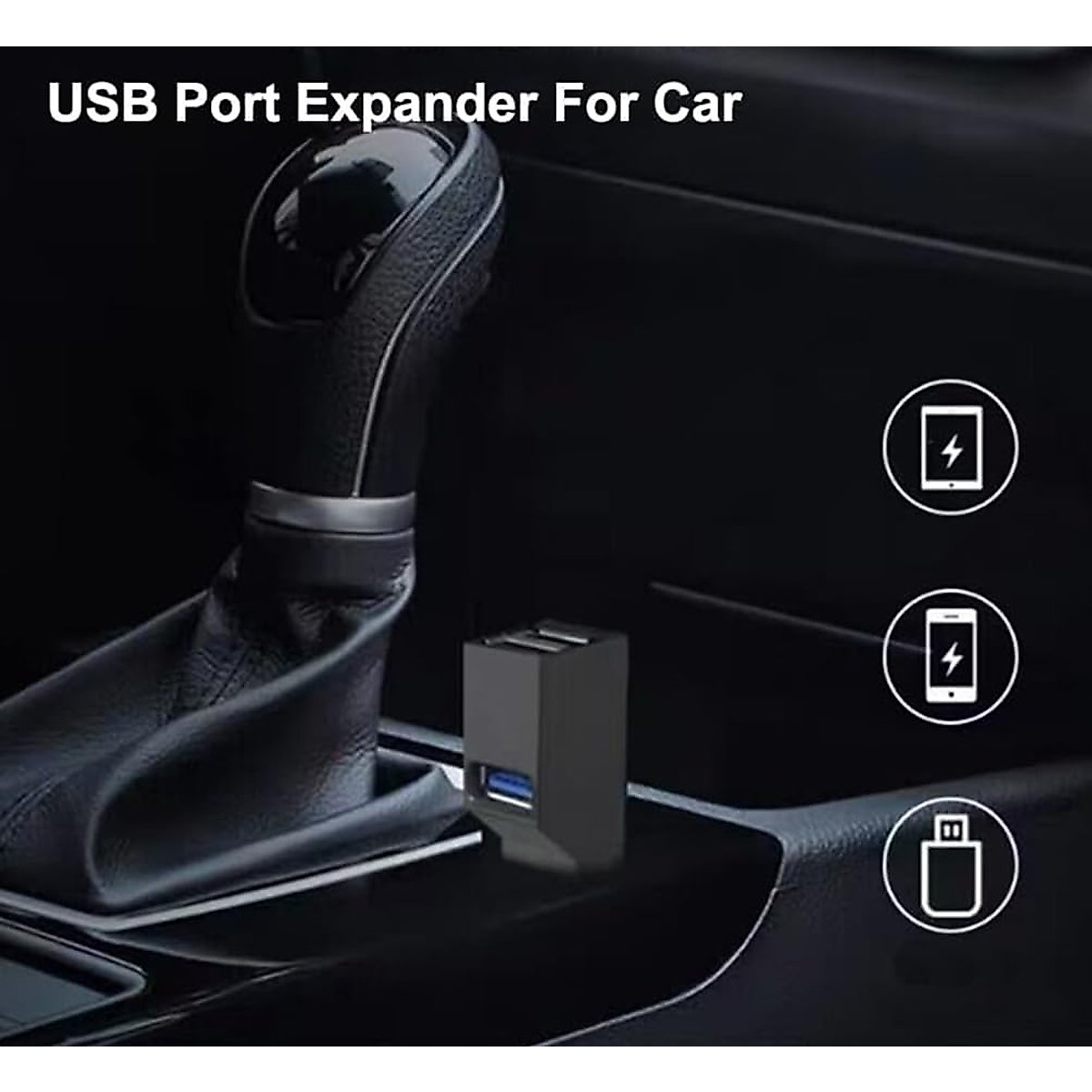 3-Port Mini USB 3.0 Hub, USB Expansion Hub, Snlrntin USB Adapter Multi USB Port for Laptop, MacBook, Mac Pro, Mac Mini, iMac, Tablet and More