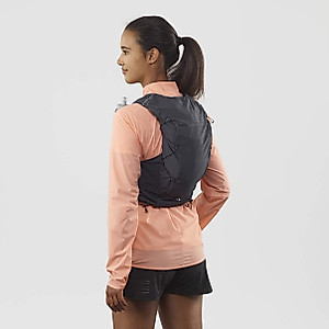 Salomon Advanced Skin 12 Set Unisex Trail Running Vest Backpack, Ebony, X-Small