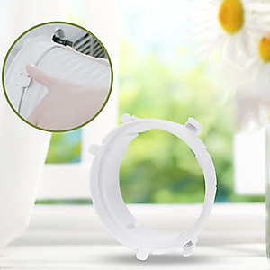 LAPUTA Exhaust Hose Connector Portable Cost-Effective Low Wind Noise ABS RV Mobile Air Conditioner Duct Interface for KYR-35/KY-25 White
