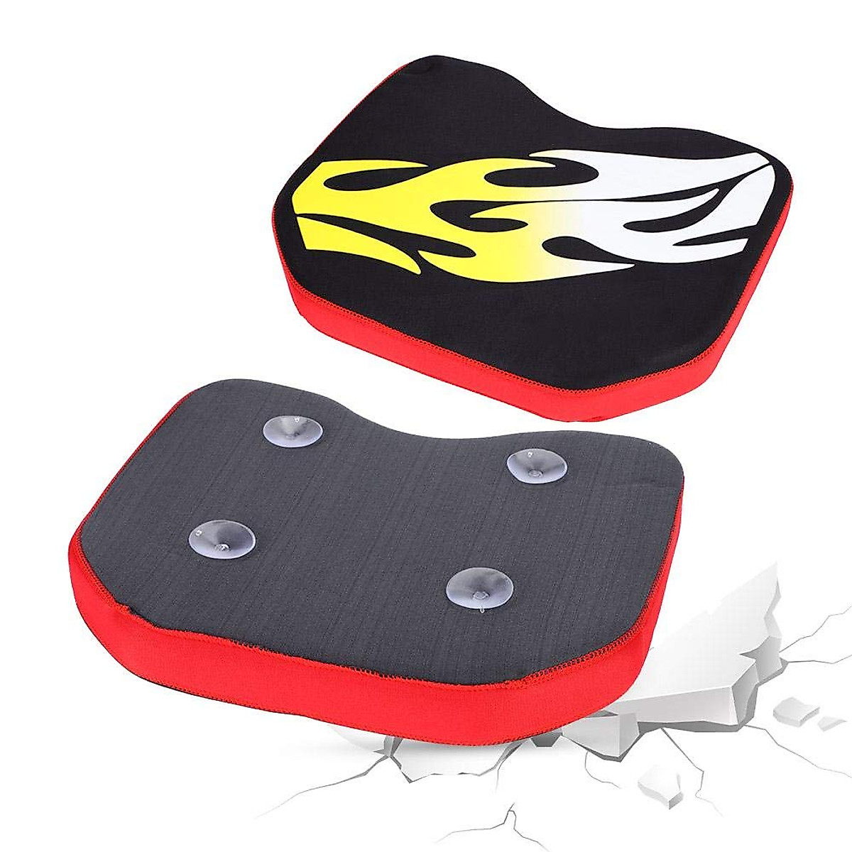 Weiyirot Seat Pad, Safe Soft Kayak Seat Pad, Kayak Seat Cushion, for Fishing for Kayak(Flame)